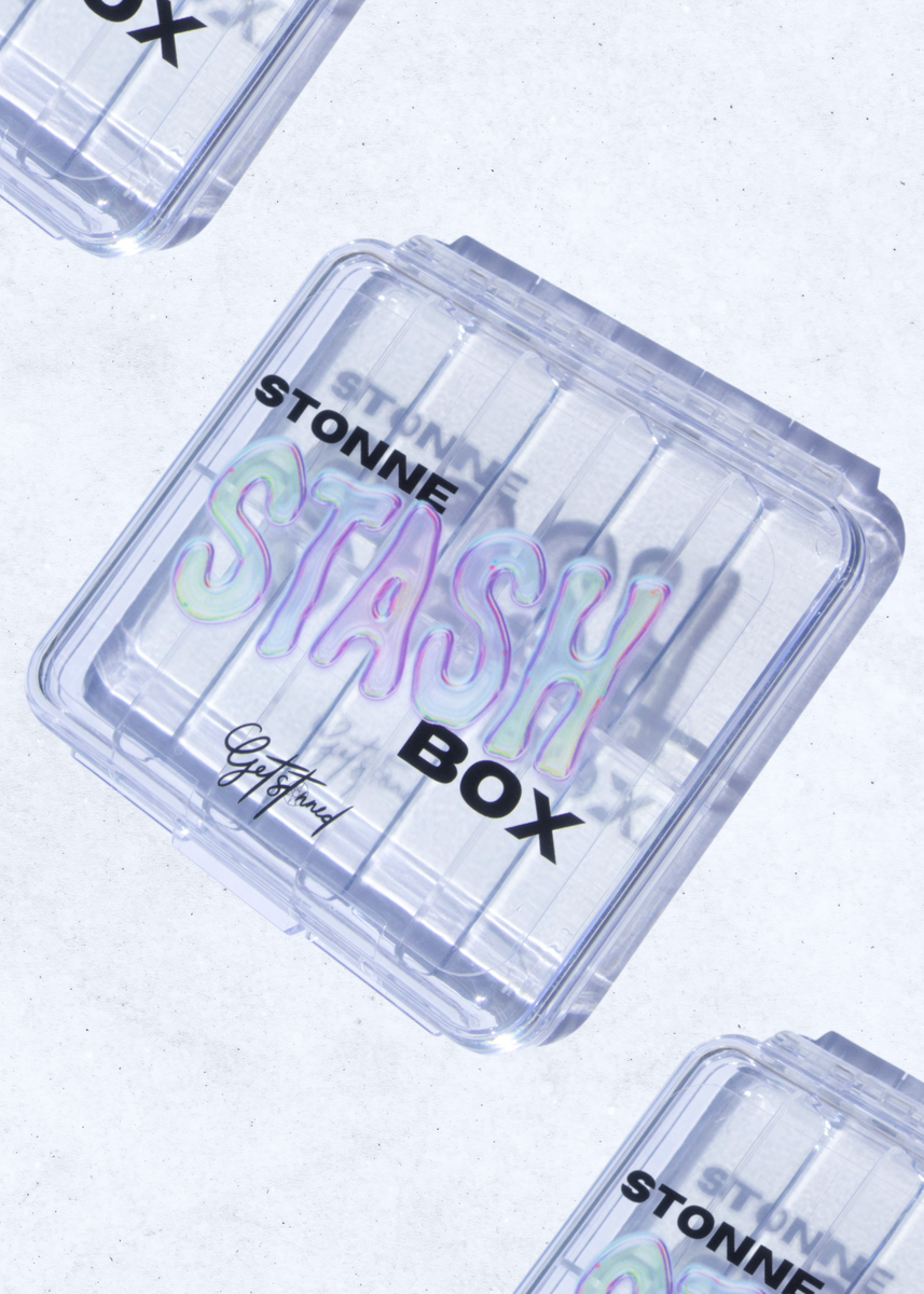 STASH BOX - ACRYLIC RHINESTONE 10 SET CASE – Get Stonned